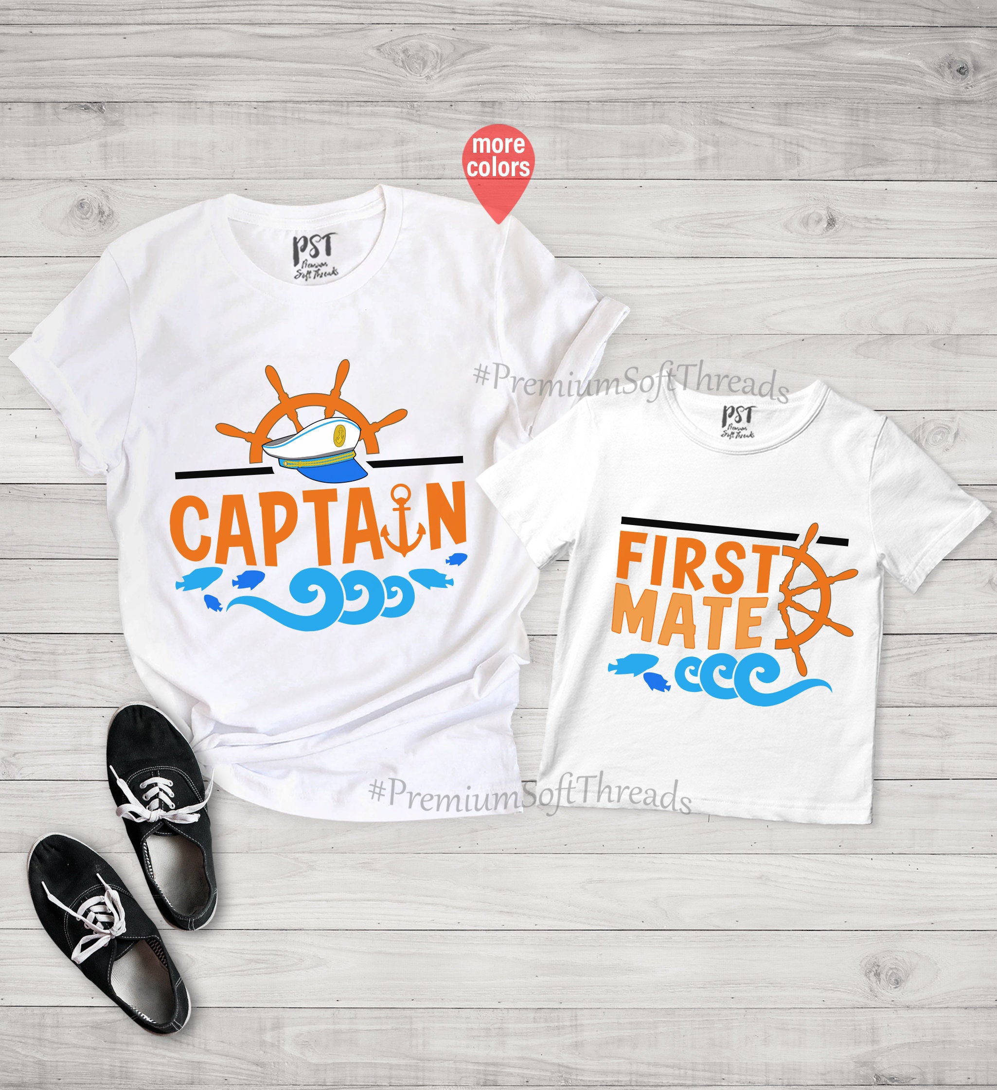 Captain and First Mate Shirt Matching Mom and Me Shirt Mommy | Etsy