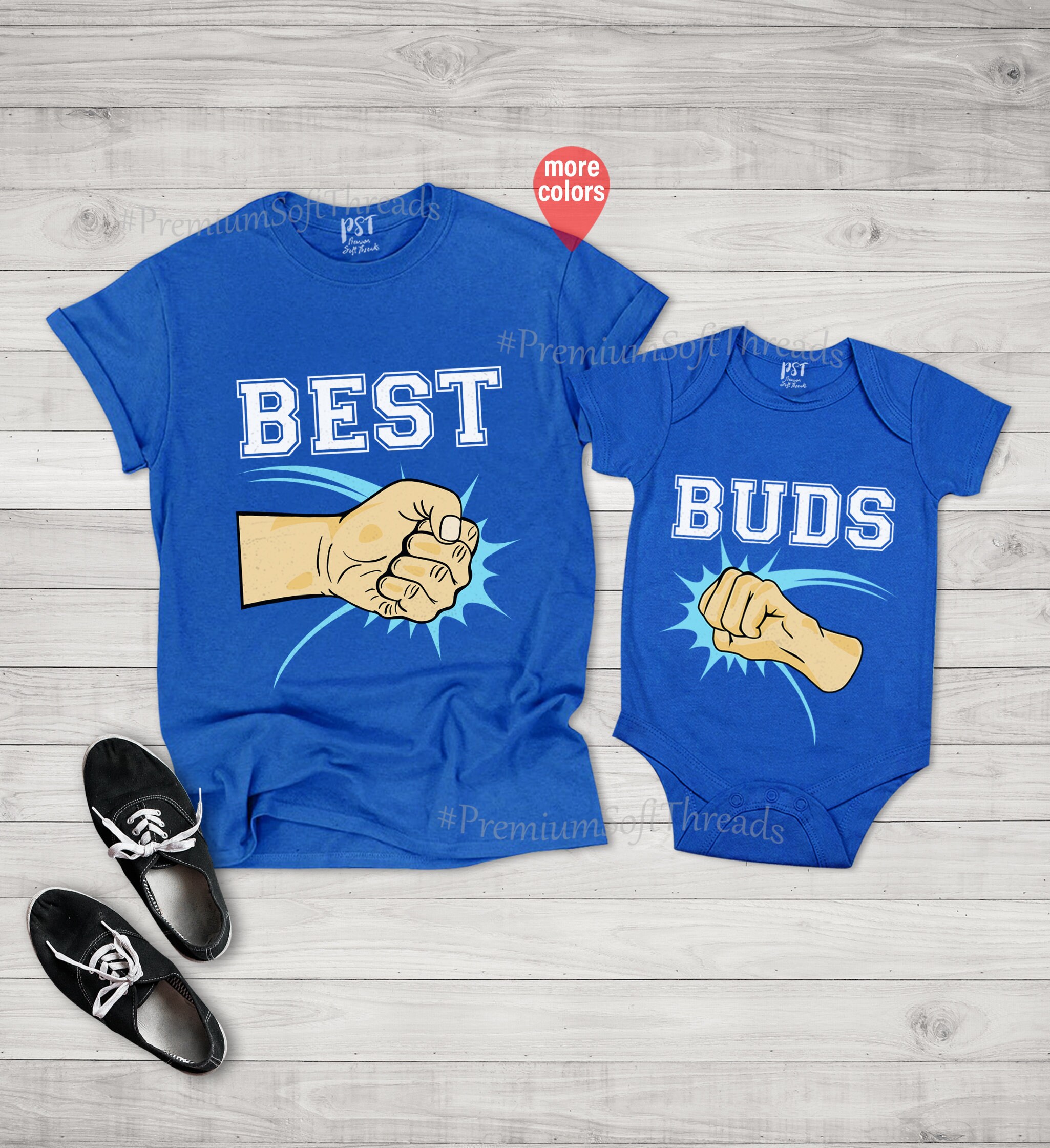 Best Buds Father and Son Matching Shirts Best Buds Shirt - Etsy