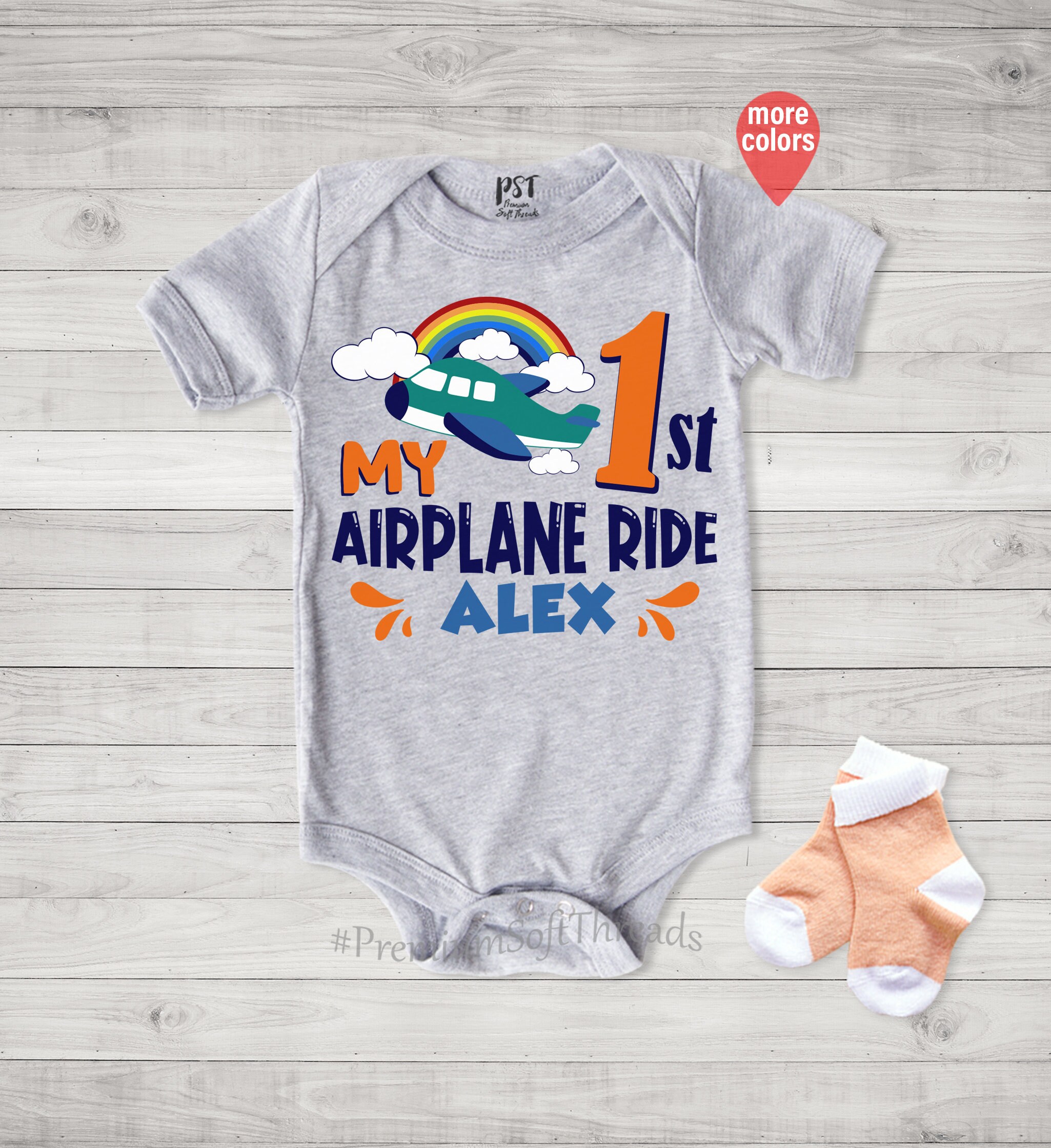 Personalized My 1st Airplane Ride Shirt First Airplane | Etsy