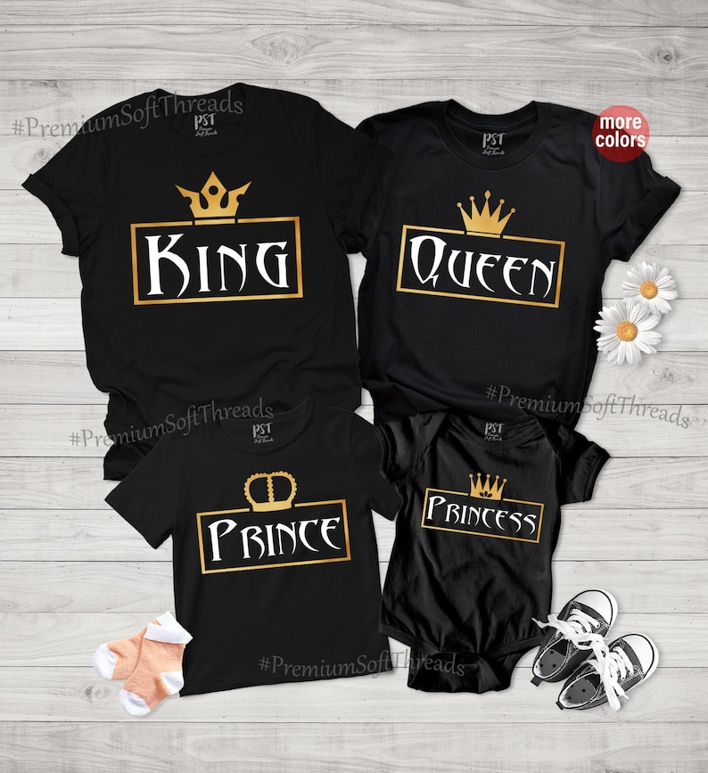 Royal Family Shirts King Queen Prince Princess Family - Etsy