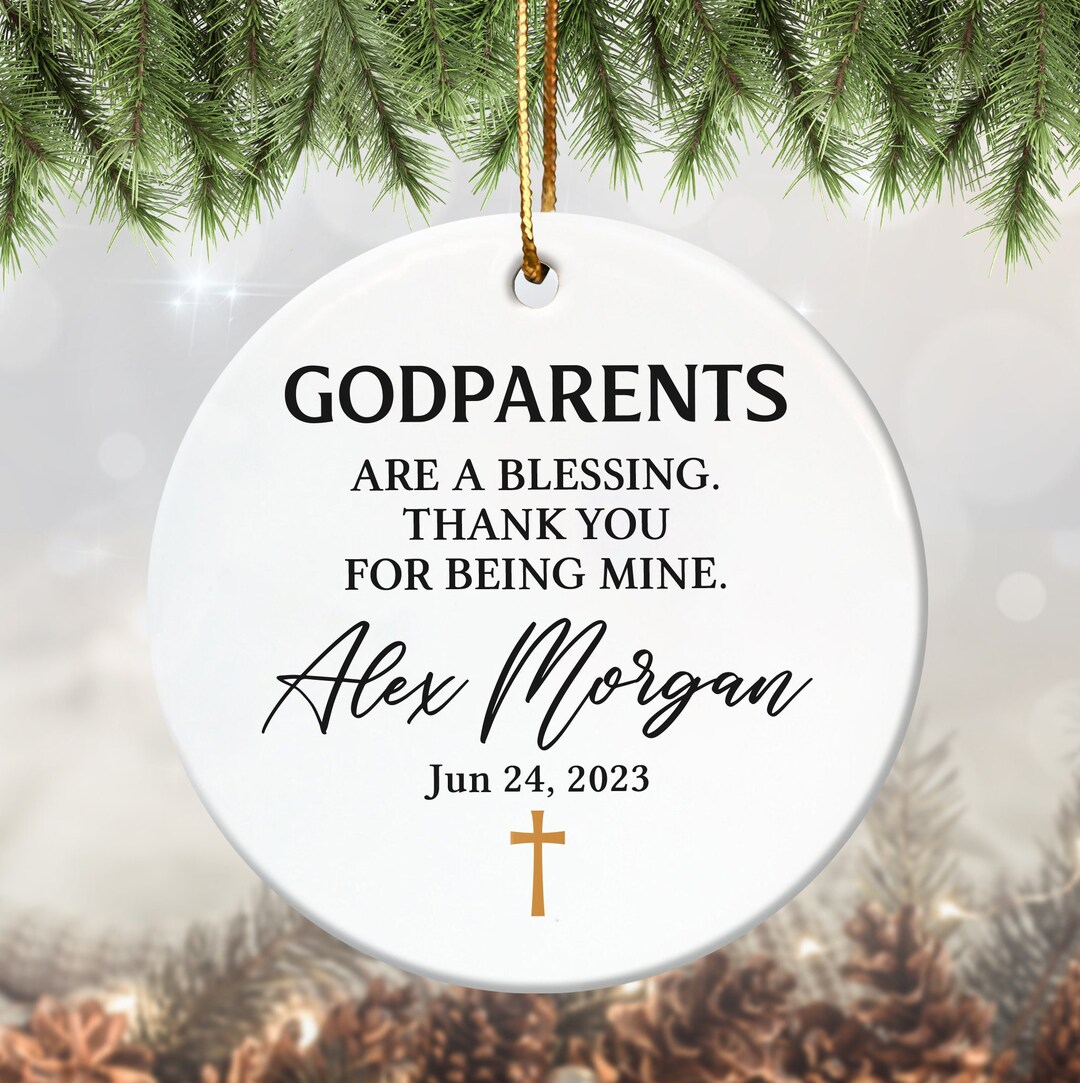 Personalized Godparents Gift, Godparents Are A Blessing, Gift to ...