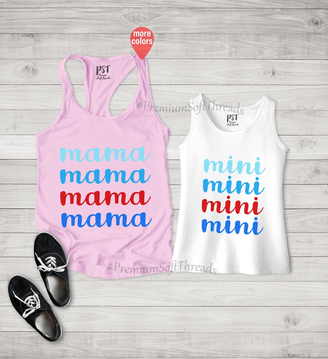 Mama and Mini Tanks, Matching Mommy and Me Tank Top, Mom Tanks, Mama ...