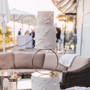 PROPSECURE HOOP Tier Cake Separator - Circle Cake Spacer - Hoop Cake ...