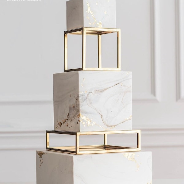 Square Cake Stand - Etsy