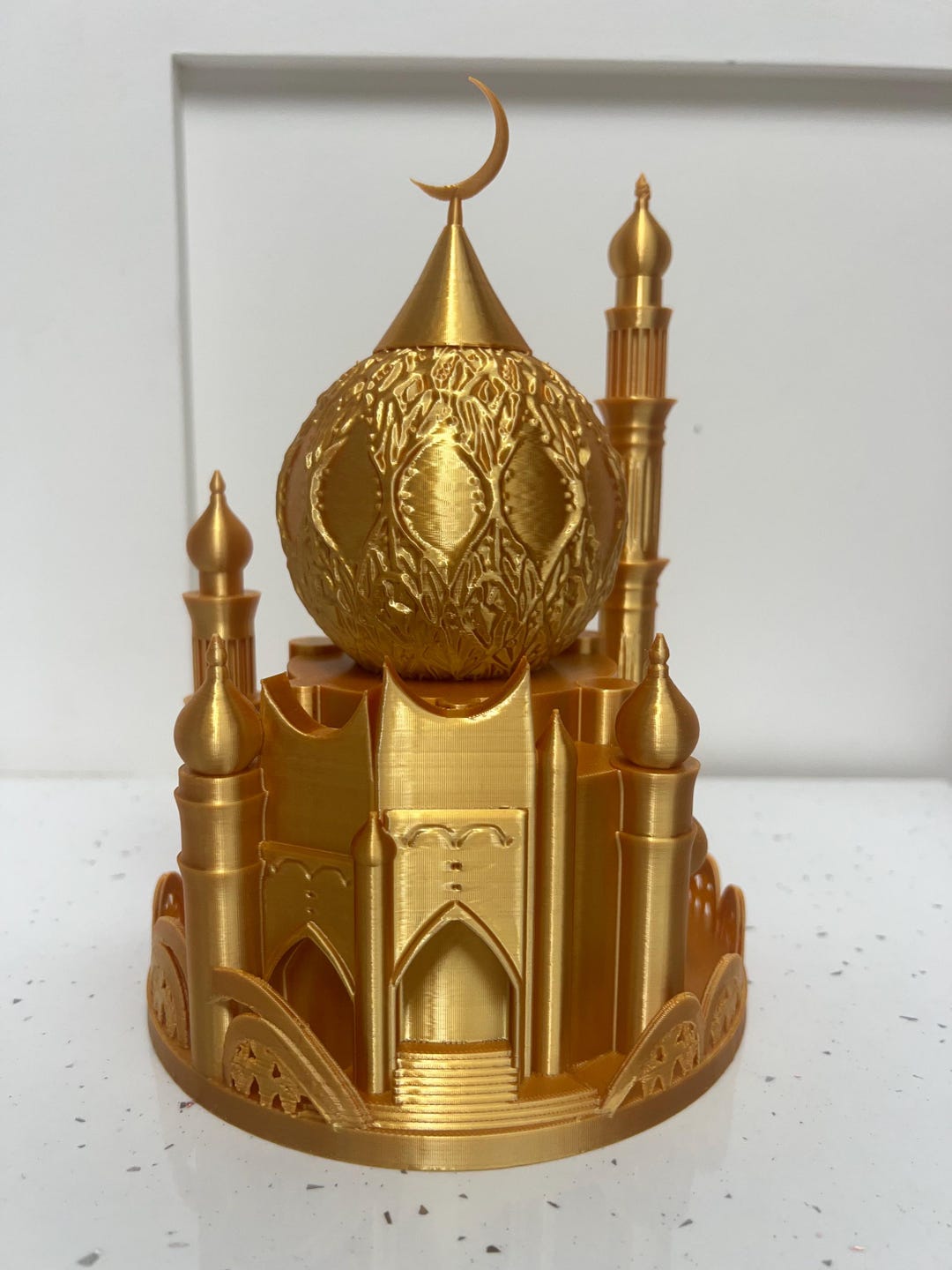 The Mosque 3D Cake Prop Floating Mosque Cake Topper Islamic Cake Topper ...