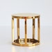 6" Round Cake Separator - Metallic Gold/metallic Silver/black Cake ...