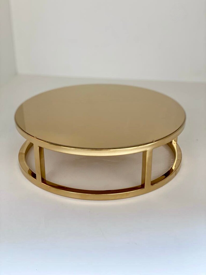 10 Round Cake Separator Metallic Gold Cake Stand or - Etsy