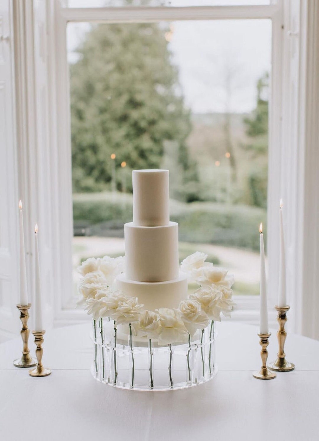 The Floral Crown - Cake Stand - Flower Stand - Floral Arrangements ...