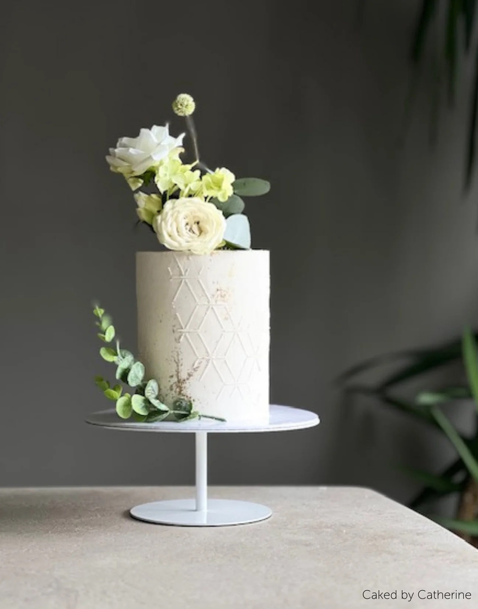 The Stiletto Cake Stand - Wedding Cake Pedestal - White Cake Riser ...