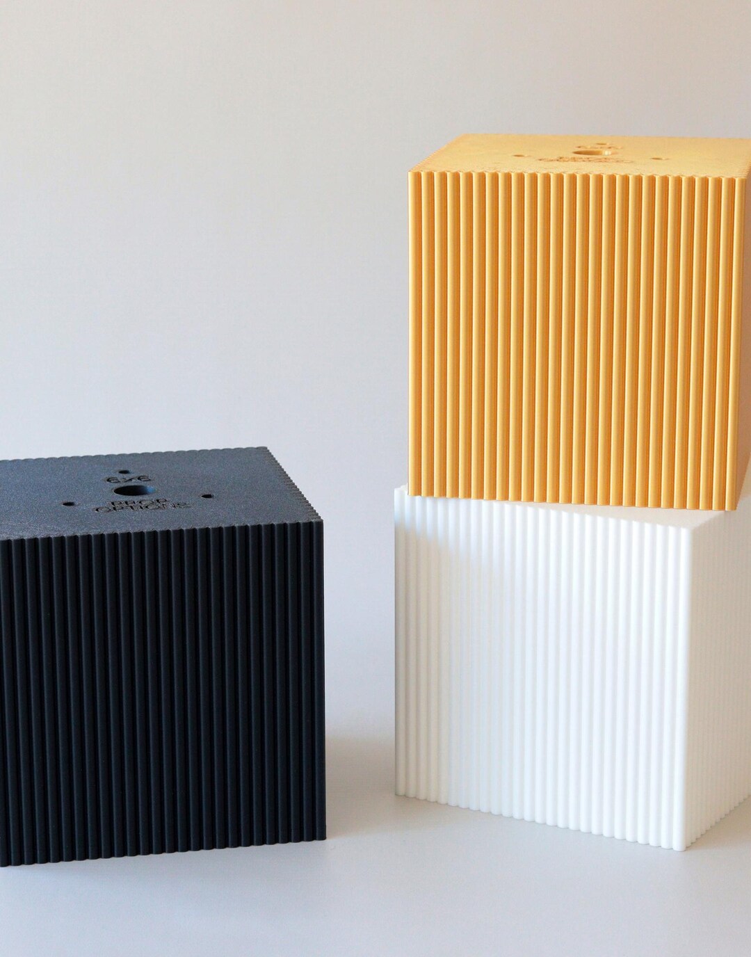 Square Reeded Cake Separator - White Wedding Cake Spacer - Fake Cake ...