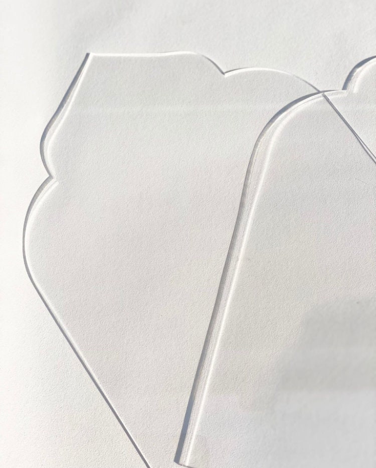 Original Trefoil Arch Cake Guides With Keep It Cake - Acrylic Cake ...