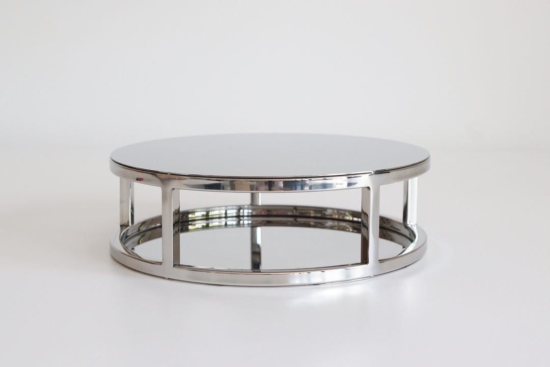 10" Round Cake Separator - Metallic Gold Cake Stand or Cake Spacer ...