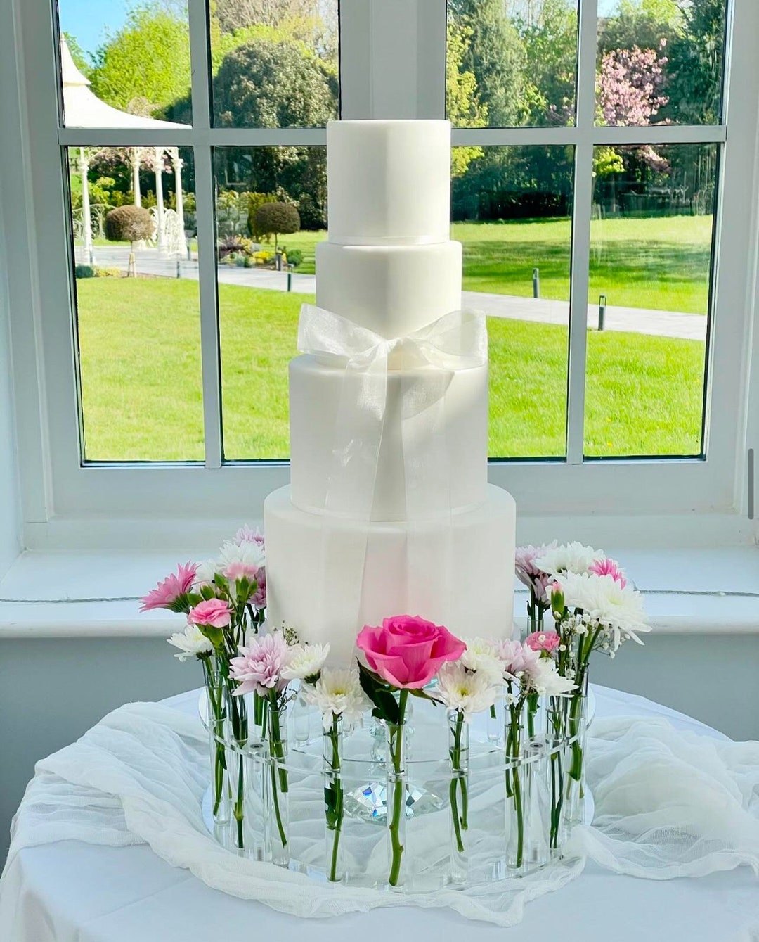 The Floral Crown - Cake Stand - Flower Stand - Floral Arrangements ...