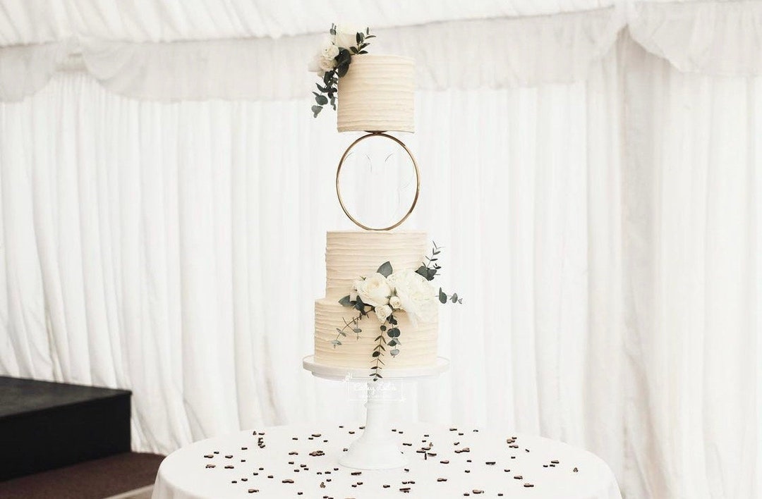 PROPSECURE HOOP Tier Cake Separator - Ring Cake Spacer - Hoop Cake ...