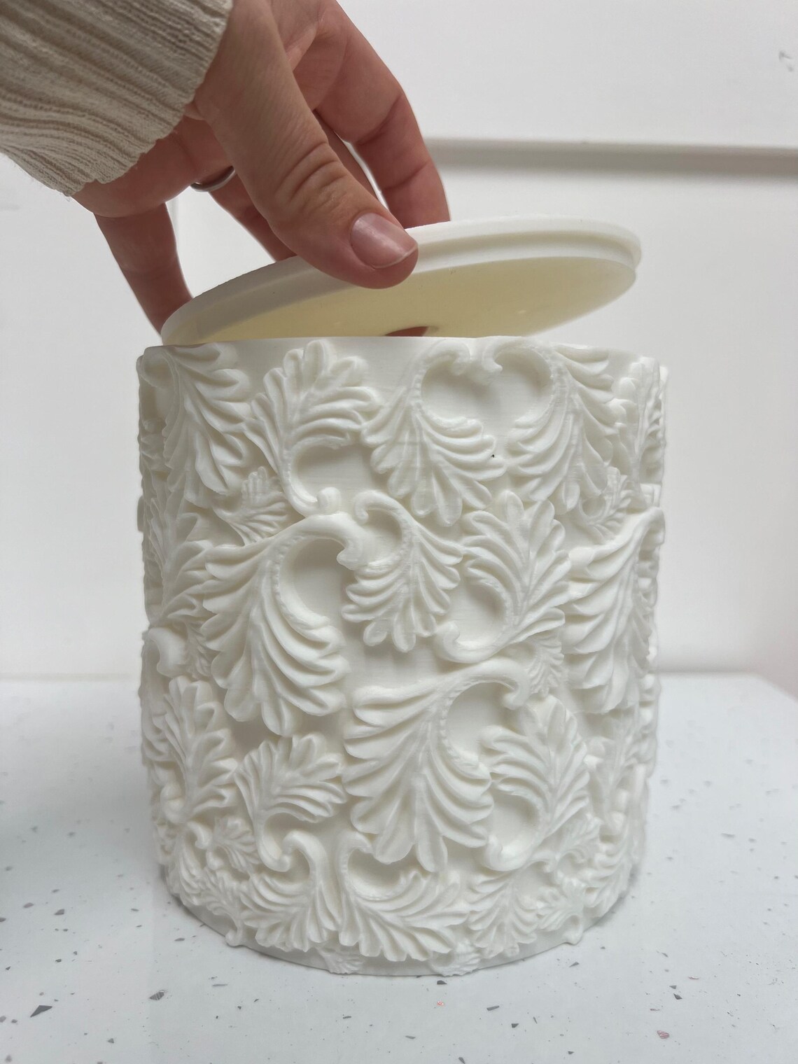 Baroque Leaf Cake Separator | Elegant Cake Tier Prop | Luxury Wedding ...