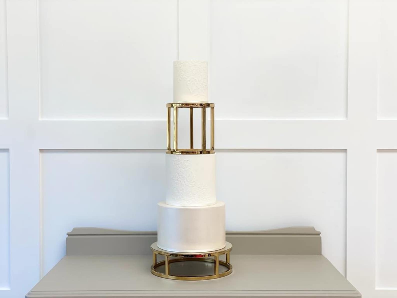 10 Round Cake Separator Metallic Gold Cake Stand or - Etsy UK