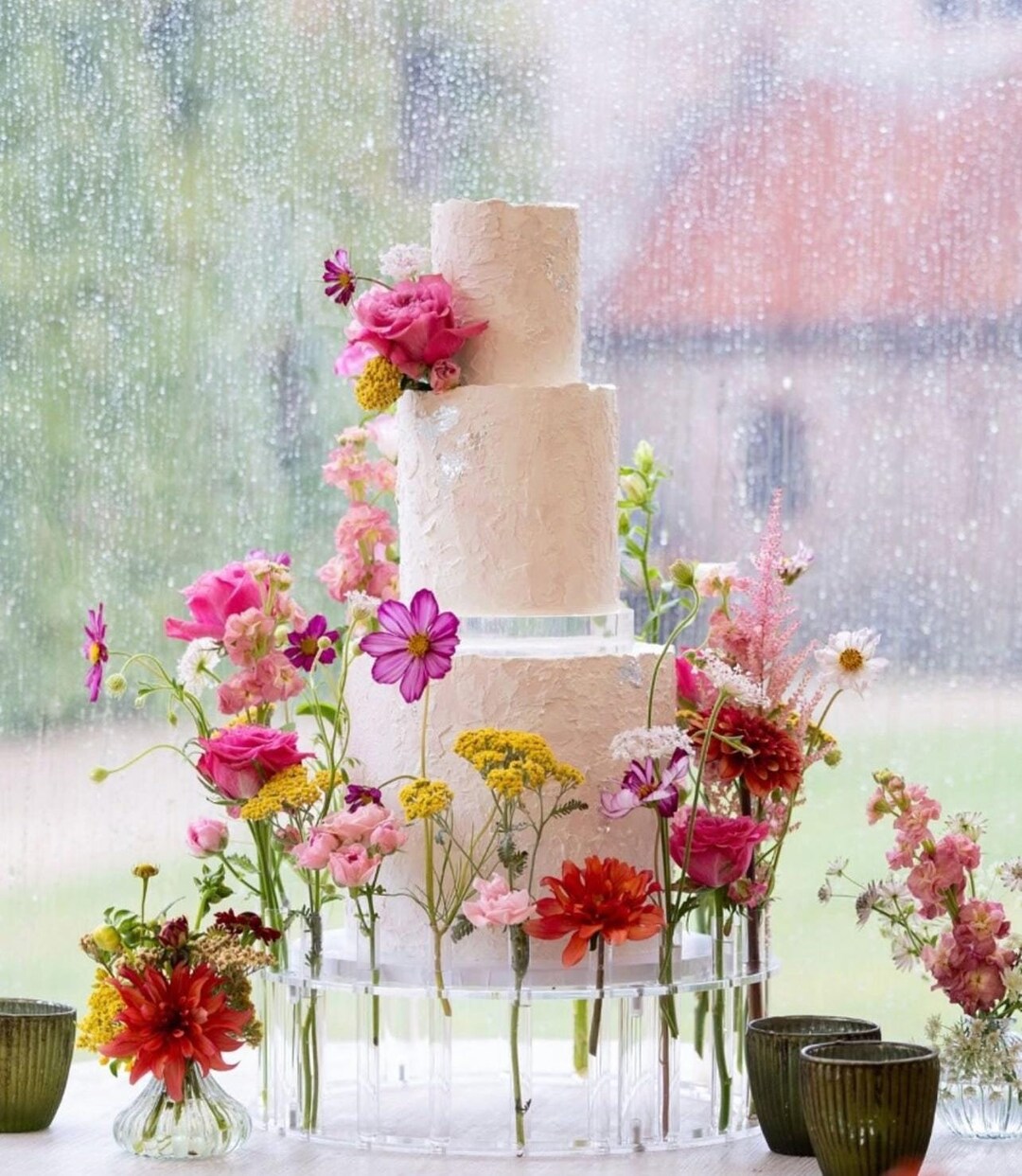 The Floral Crown - Cake Stand - Flower Stand - Floral Arrangements ...
