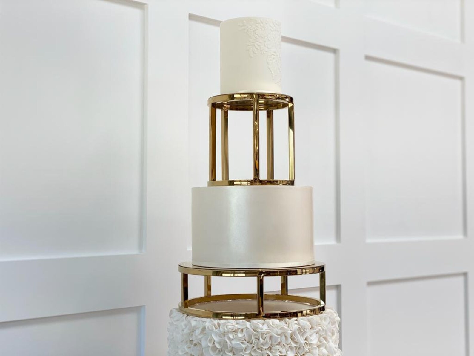 PREORDER SET Metallic Square and Rectangle Cake separator | Etsy