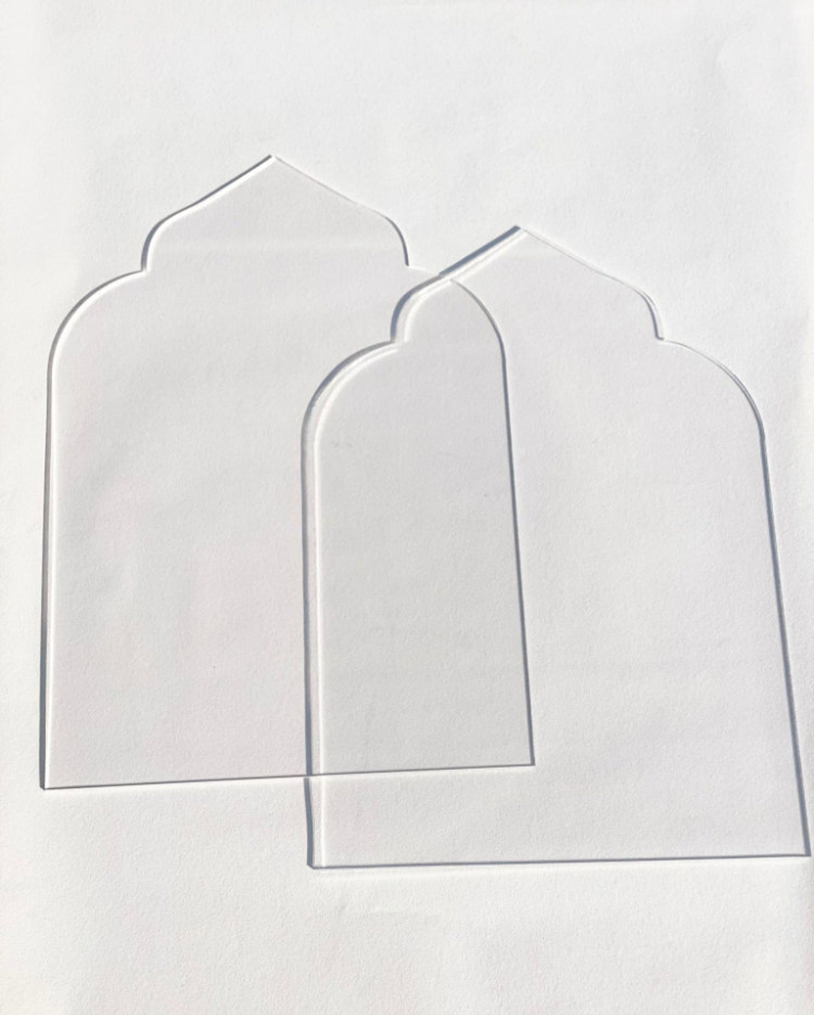 Original Trefoil Arch Cake Guides With Keep It Cake - Acrylic Cake ...