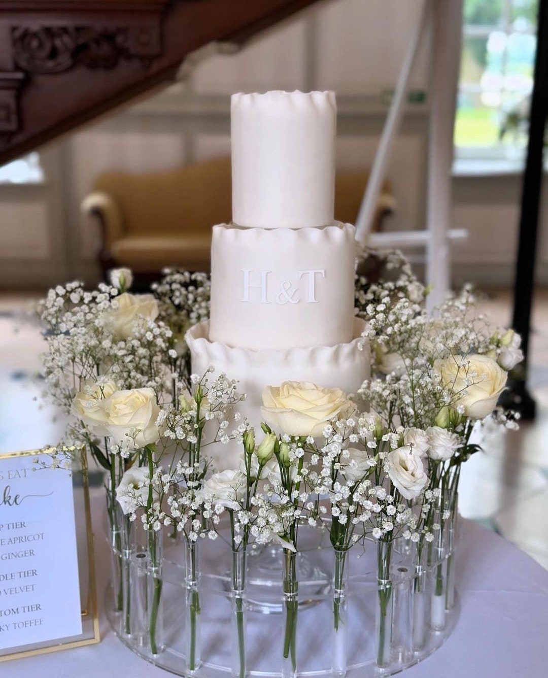 The Floral Crown - Cake Stand - Flower Stand - Floral Arrangements ...