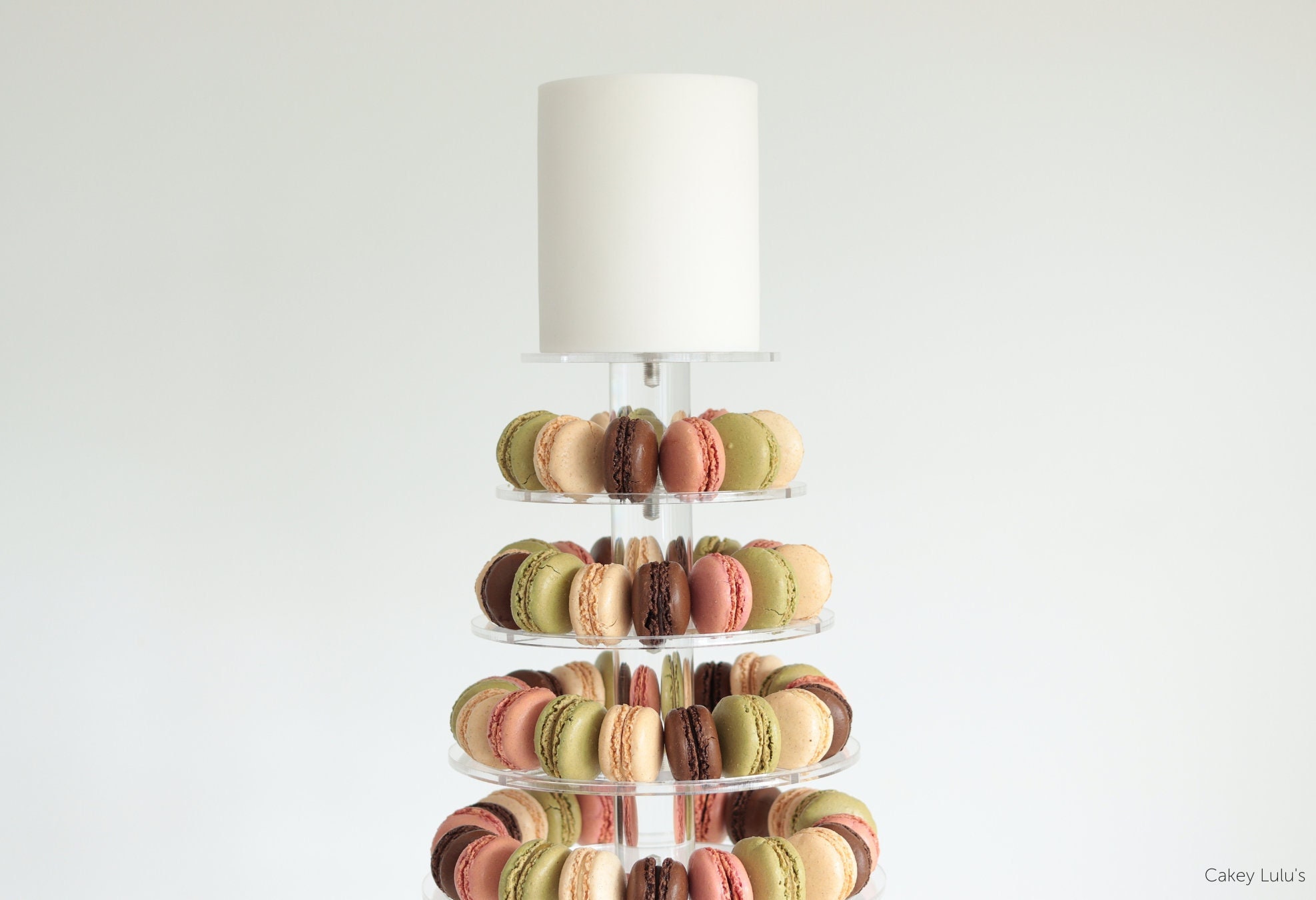 Ultra Adjustable 8 Tier Acrylic Macaron Tower - Strong Macaron Display ...