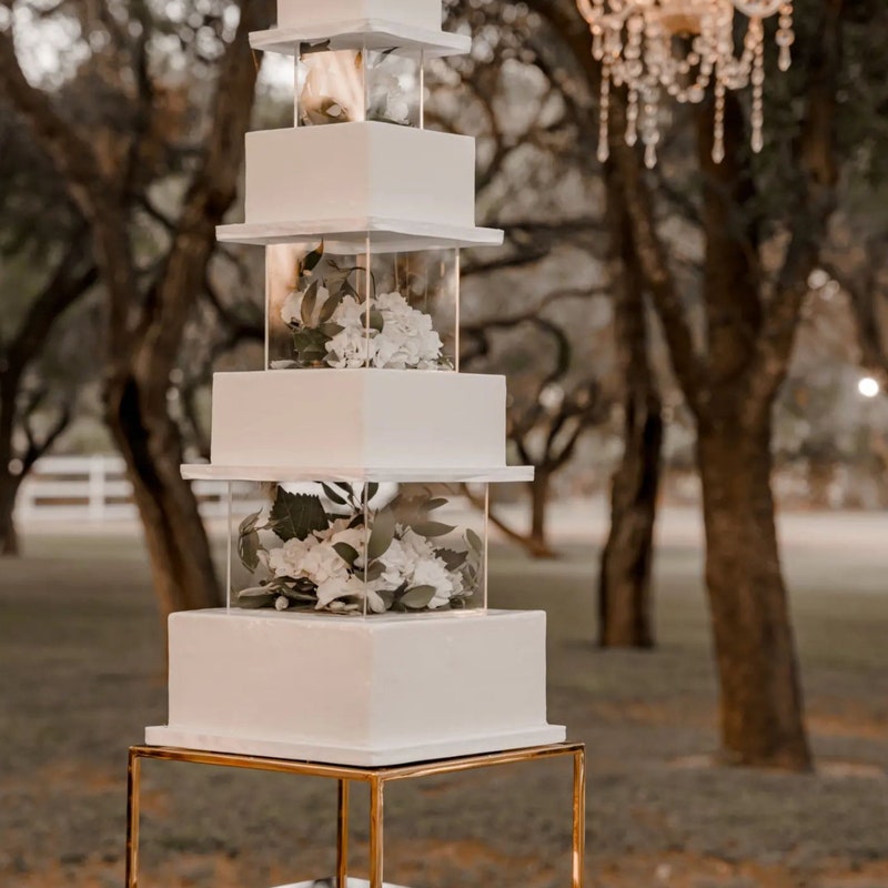 Square Cake Stand - Etsy