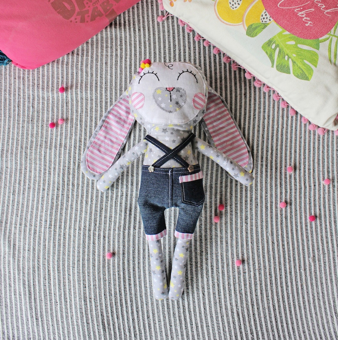 Custom-unique-stuffed Dolls-bunny Rag Doll-stuffed Toy-baby Shower Gift ...