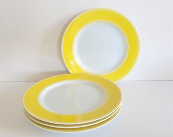 Yellow Salad Plates | Etsy