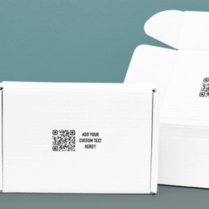 Custom QR Code Stickers Labels, Small Business Packaging Labels, 2.25 X ...