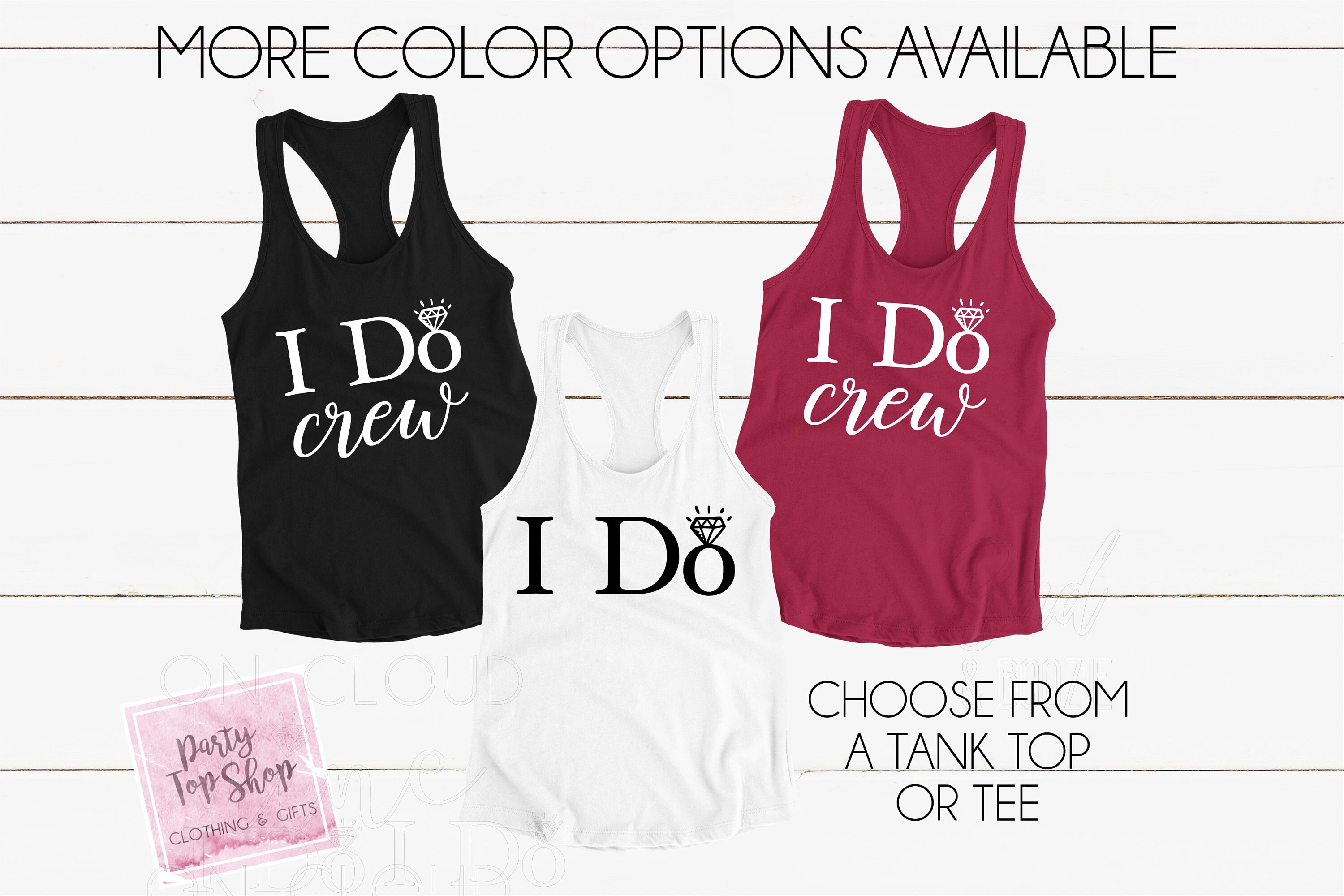 I Do Crew Stagette Party Shirts, Bride Squad Shirt, Bridal Party Shirts ...