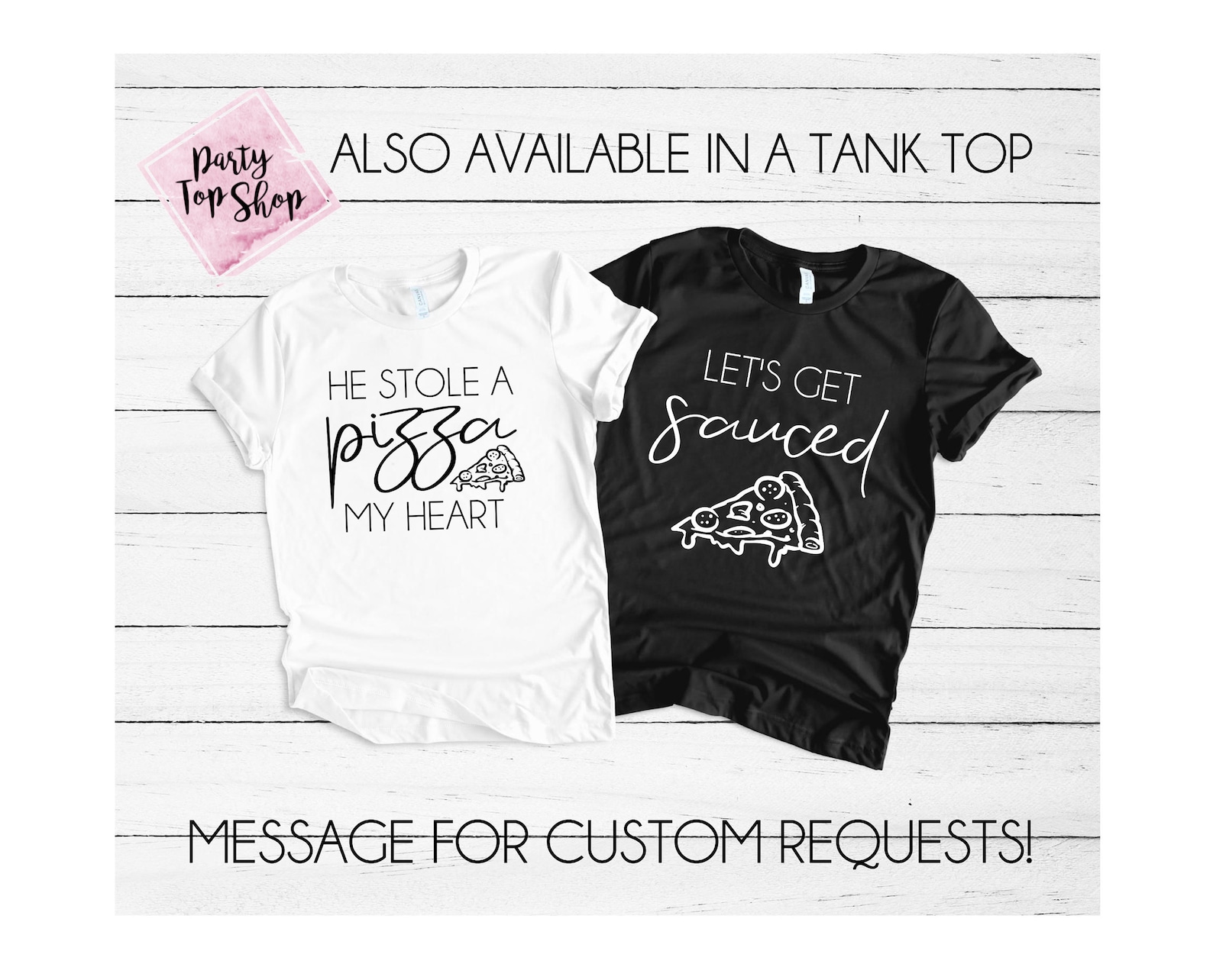 Pizza My Heart Wedding Bachelorette Stagette Party Shirts, Funny Bride ...