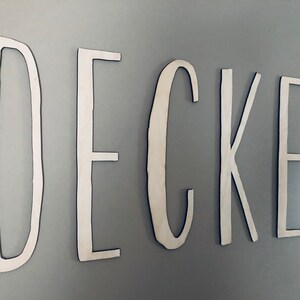Nursery Kids Wall Decor, Tall Wooden Bedroom Letters, Custom Name Sign ...
