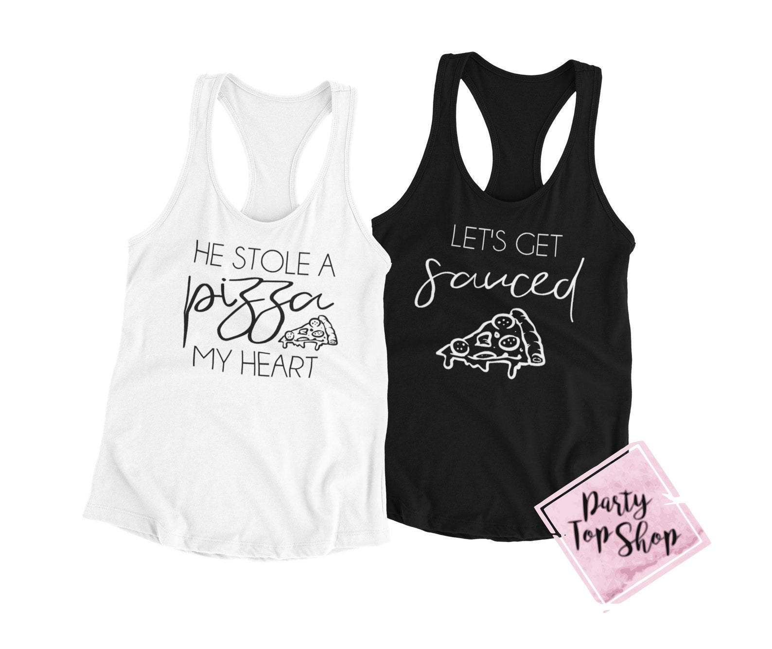 Pizza My Heart Wedding Bachelorette Stagette Party Shirts, Funny Bride ...