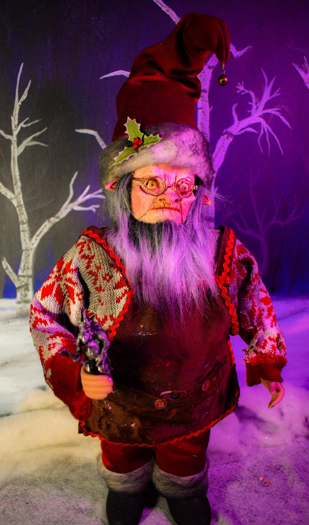 Evil Elf OOAK Creepmas Figure - Etsy