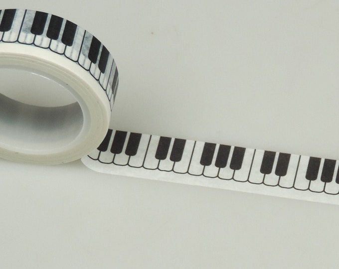 Keyboard Piano Musical Keys Washi Tape Decorative Adhesive - Etsy