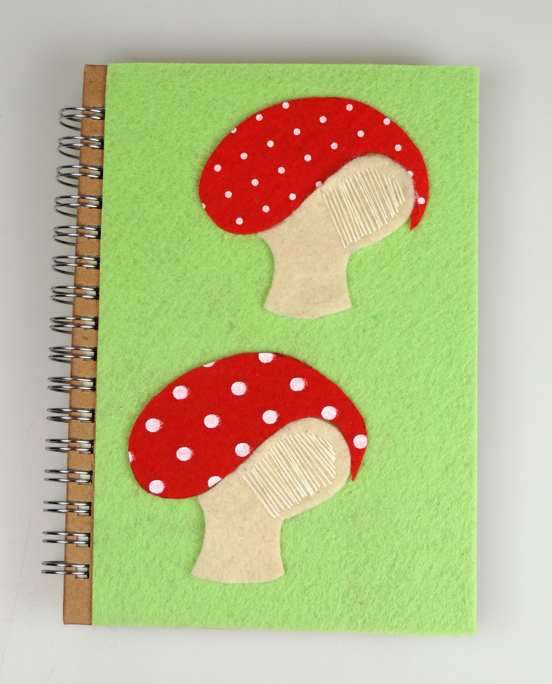 A6 Notebook With Toadstools Cover, Ideal Gift, Notes, Handbag Sized ...