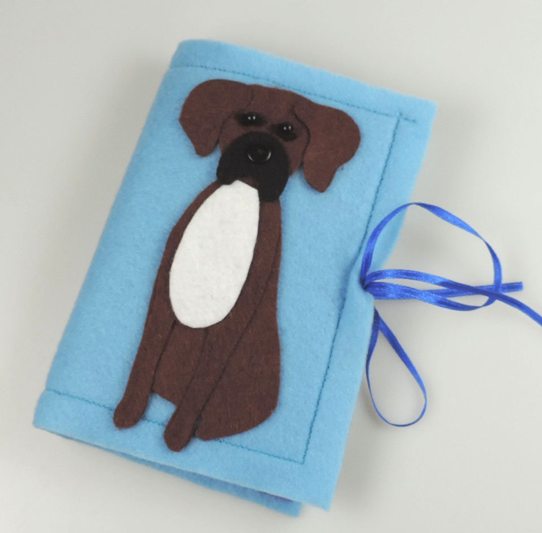 Boxer Dog Felt Handmade Sewing Set, Unique Gift, Dog Themed Set ...