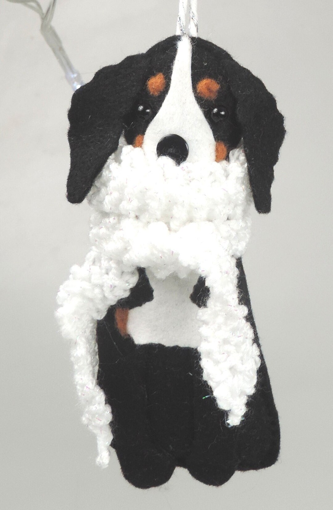 Felt Bernese Mountain Dog, Handmade Twig Tree Decoration, Ideal Gift ...