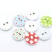 5 X Spotty Dotty Wooden Buttons, 15mm Round Button, Crafts, Sewing ...