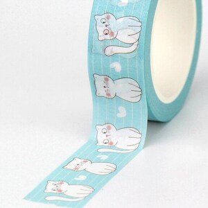 Kitty Cat Pattern, Cute Kawaii Cat Print Washi Tape, Decorative ...