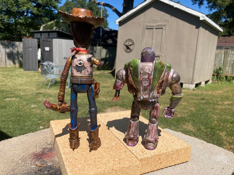 Zombie Woody and Zombie Buzz Lightyear Set | Etsy