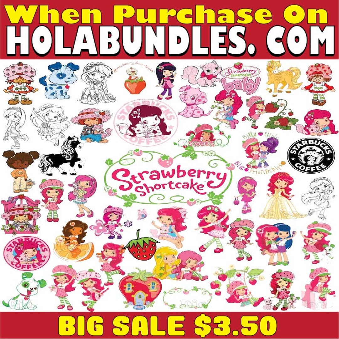 Strawberry SVG Bundle, Cartoon Character Movie Svg, Strawberry ...