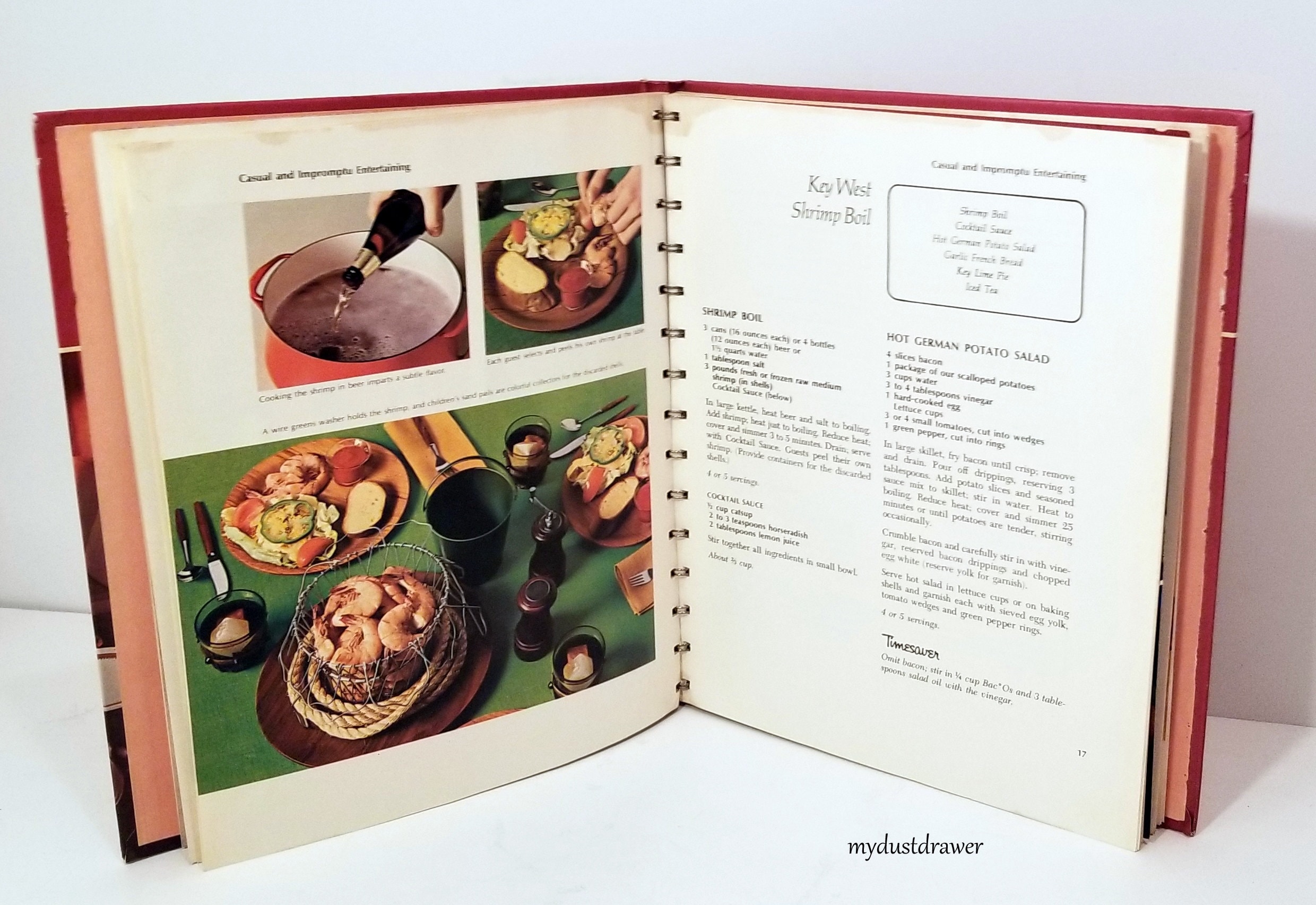 Vintage 1970 Betty Crocker Dinner Parties COOKBOOK Recipes A - Etsy