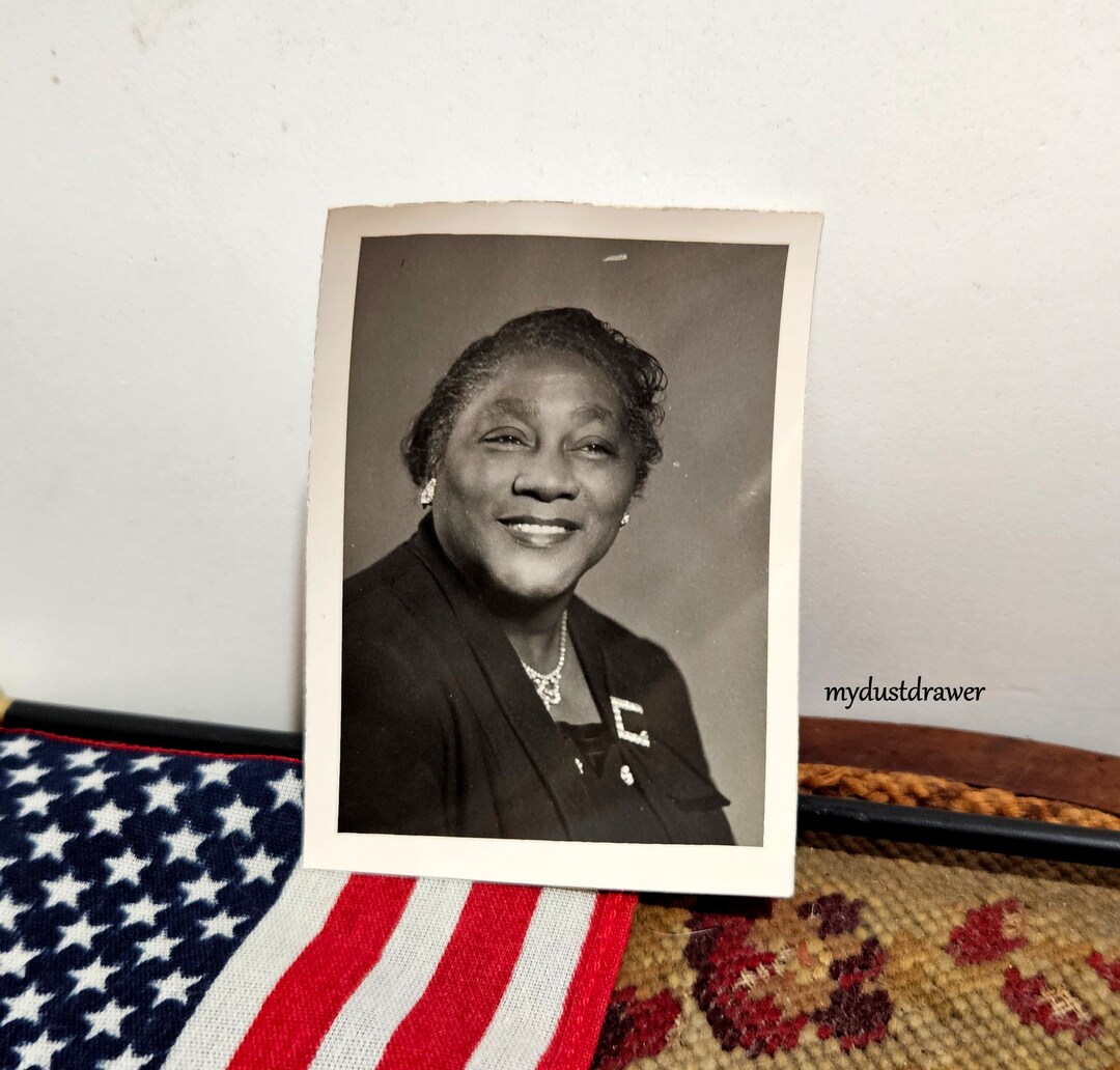Vintage 1950s African American Lady in Rhinestones Photograph by Calvin ...