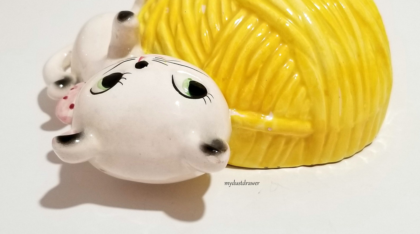 Vintage 1950s Retro HOLT HOWARD Cozy Kitty Kitten Cat String Holder ...