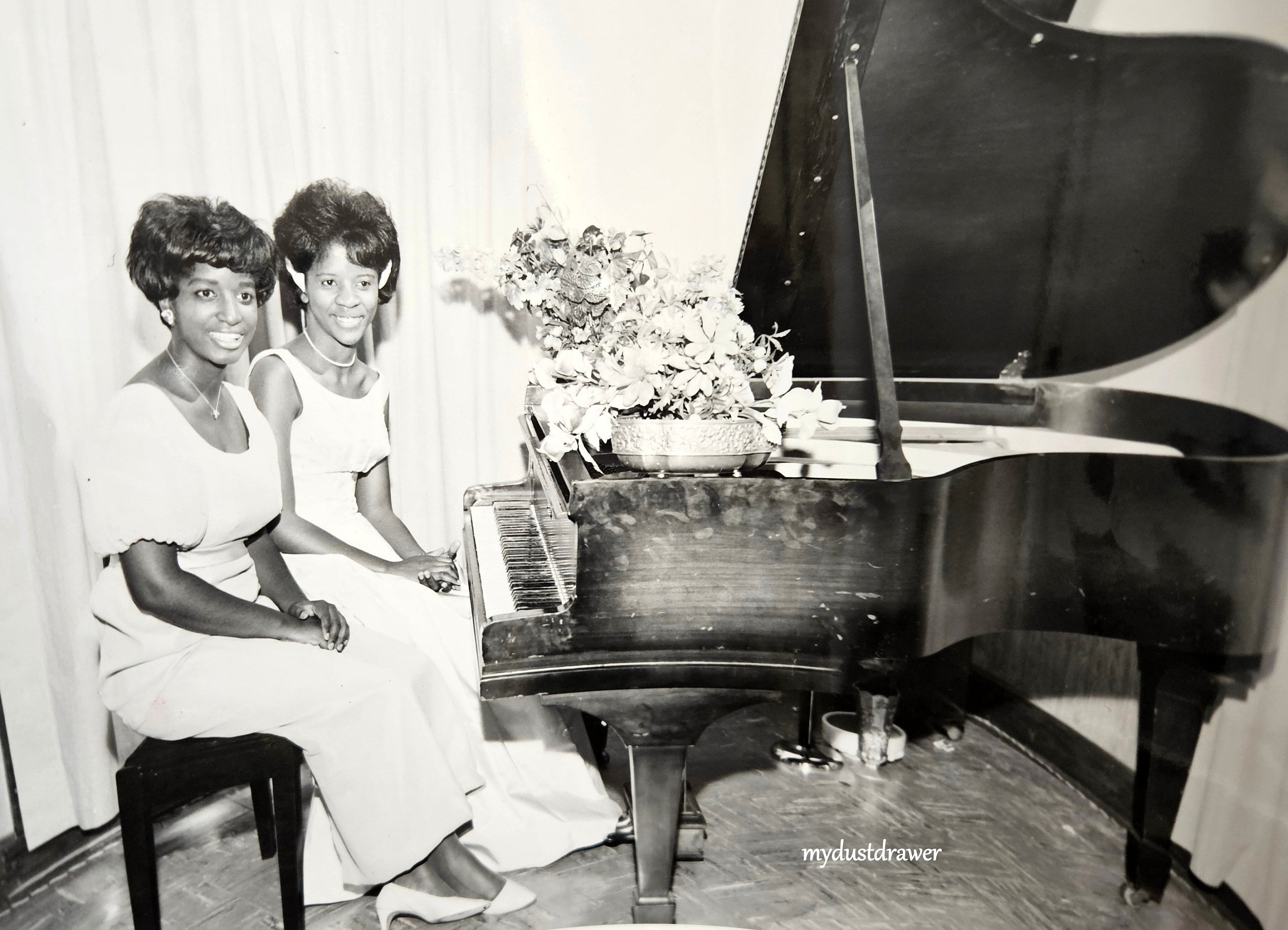 Rare Vintage 1960s African American Ladies at a Piano Recital ...