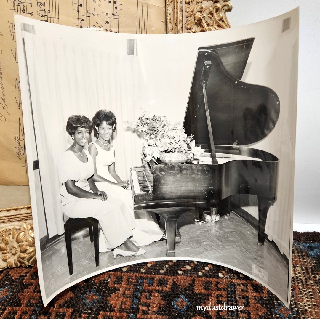 Rare Vintage 1960s African American Ladies at a Piano Recital ...