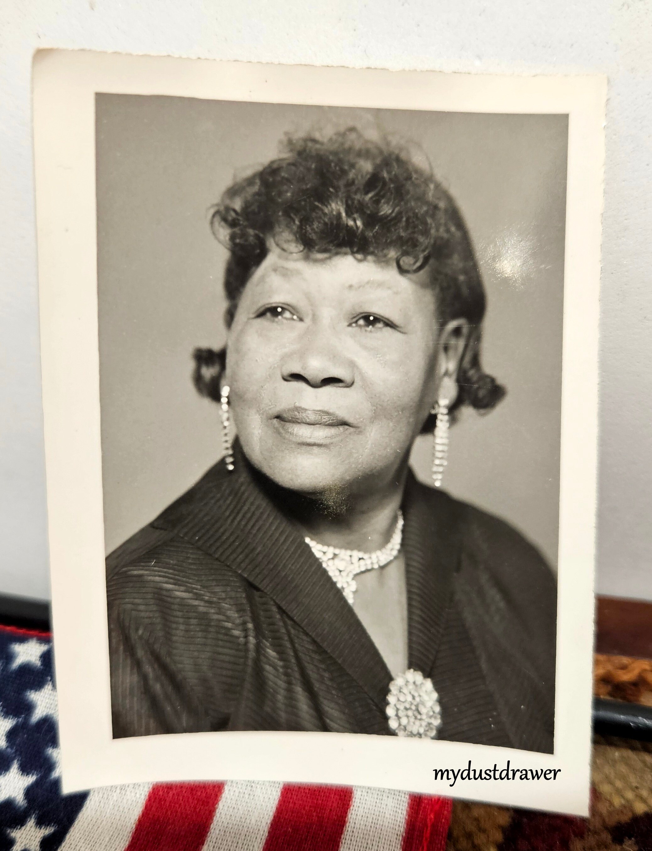 Vintage 1950s African American Lady in Rhinestones Photograph by Calvin ...
