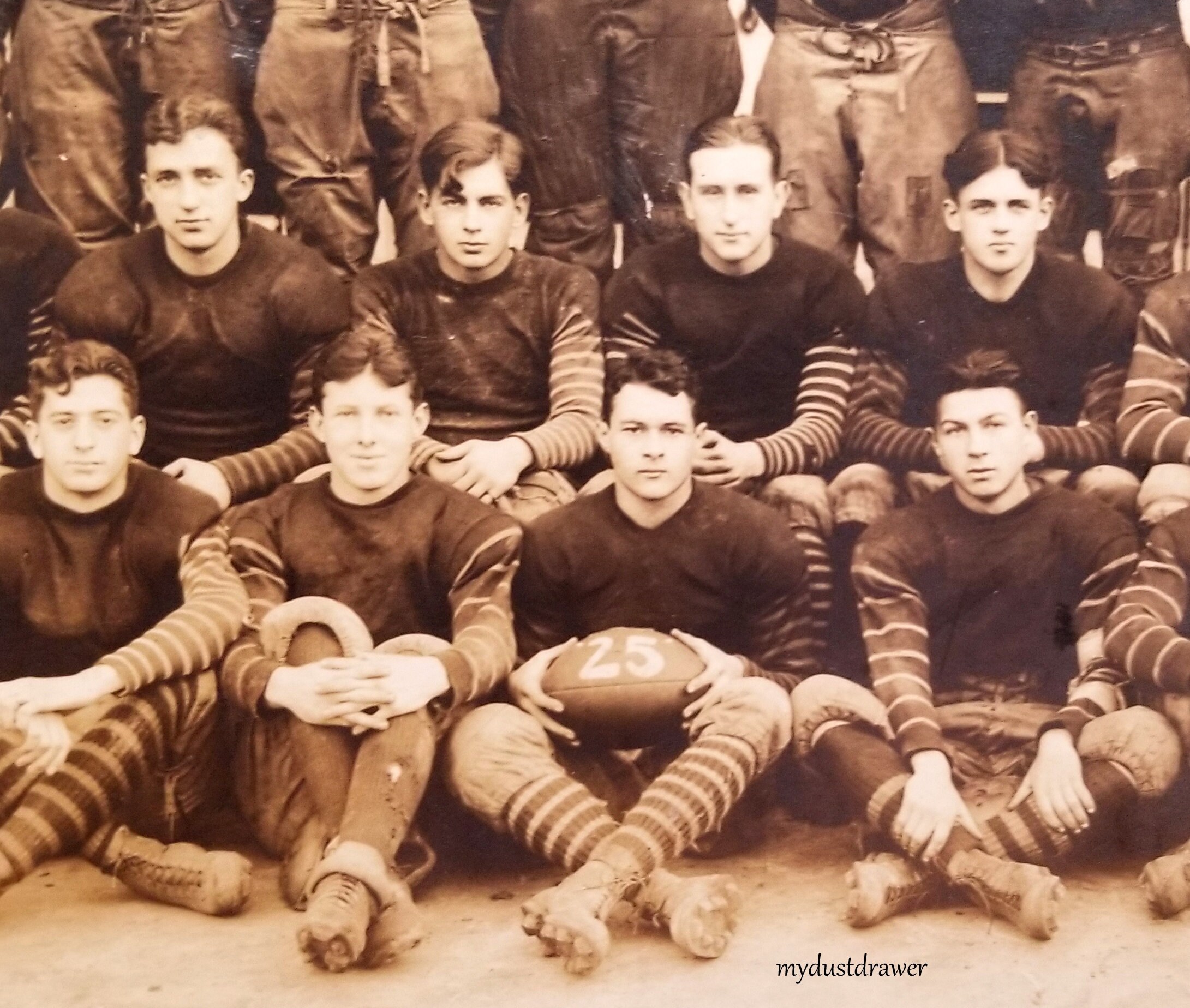 Antique 1900s Norwalk Ohio High School FOOTBALL Team Photograph Photo ...