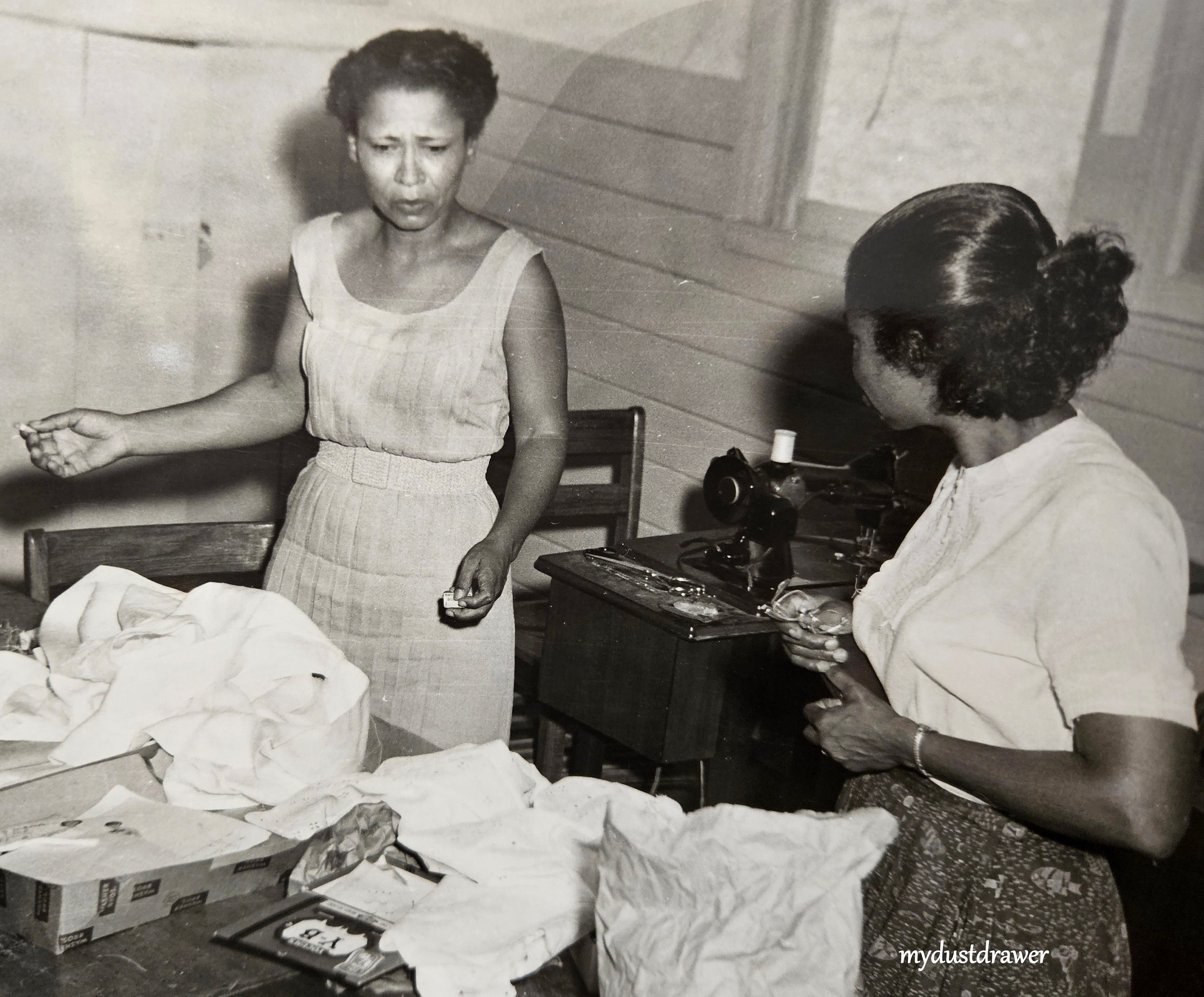 Rare Vintage 1950s African American Ladies Doing Upholstery Sewing ...